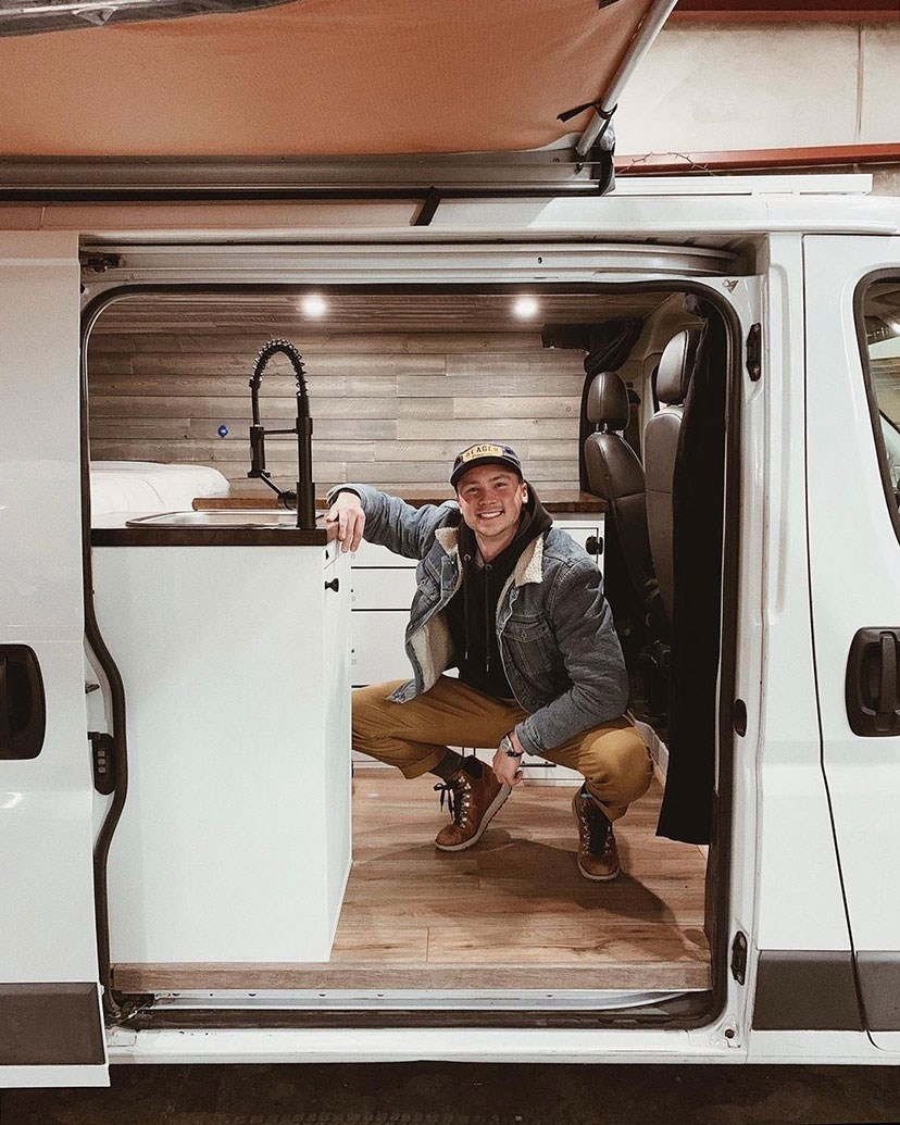 The Joy of Owning: A Secret Office in a Ram ProMaster Van | Huckberry