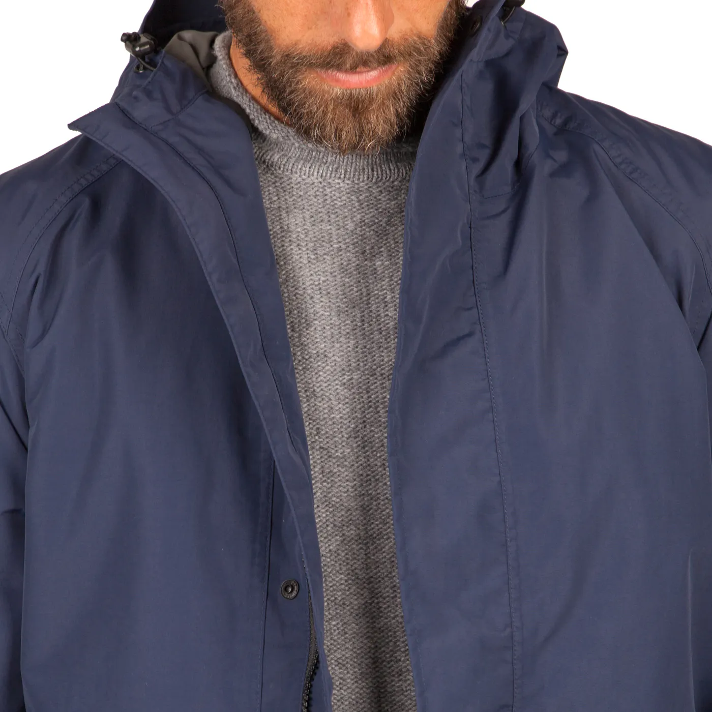 Finisterre Litus Waterproof Jacket - Navy | Rain Jackets | Huckberry