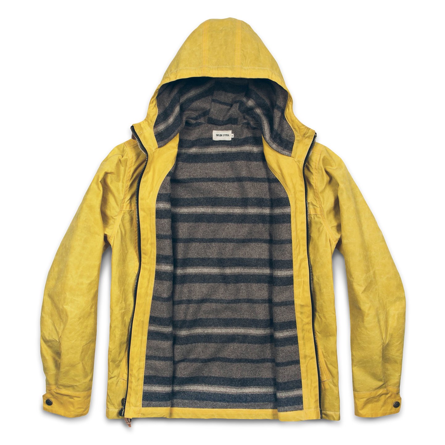 yellow wax jacket