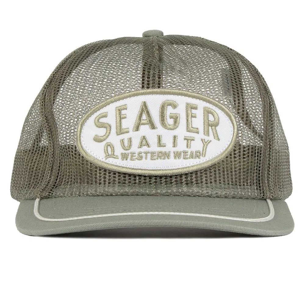 Seager Co. Old Town All Mesh Snapback - Sage Green | Baseball Caps ...