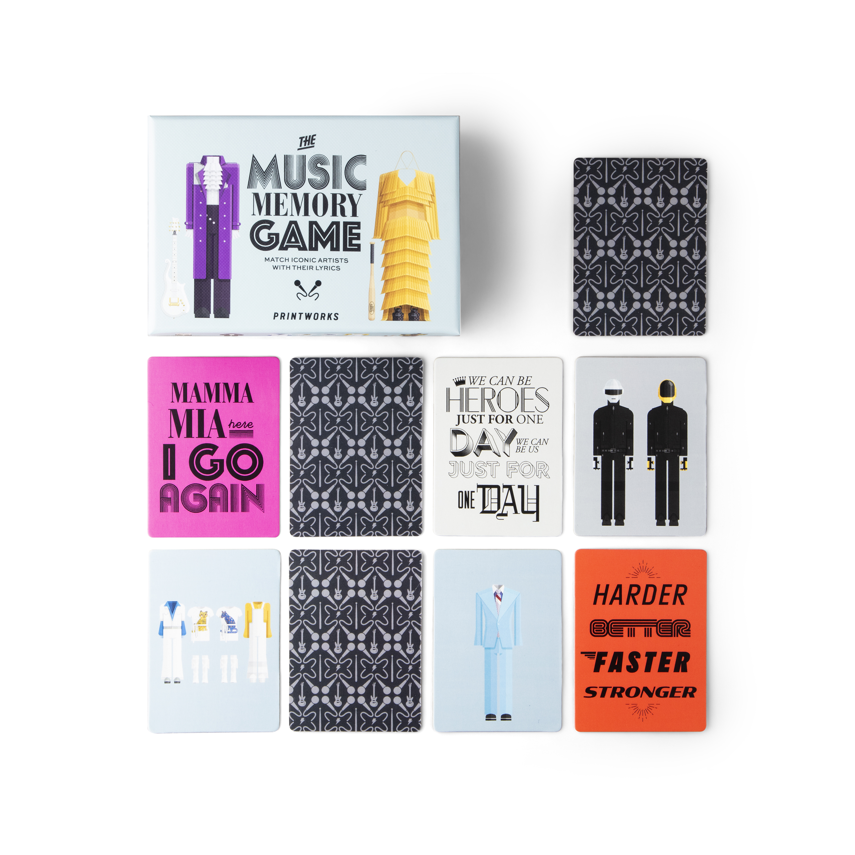 Printworks Music Memory Game - Multi | Games & Puzzles | Huckberry