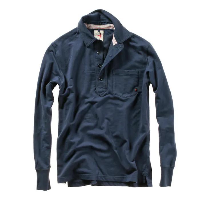 Relwen Loopback Longsleeve Polo | Huckberry