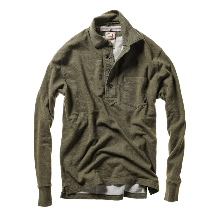Relwen Frenchloop Longsleeve Polo - Exclusive | Huckberry