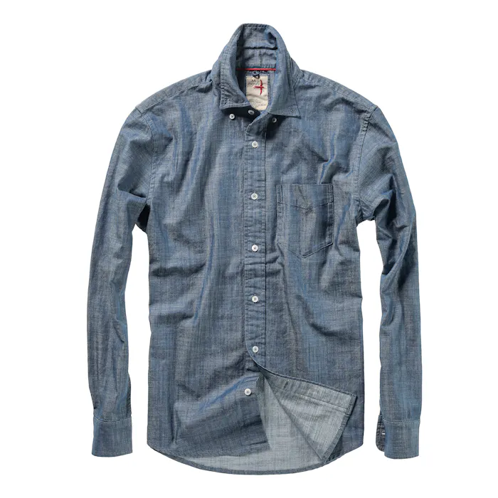 Relwen Huntsman Blues Long Sleeve Shirt | Huckberry
