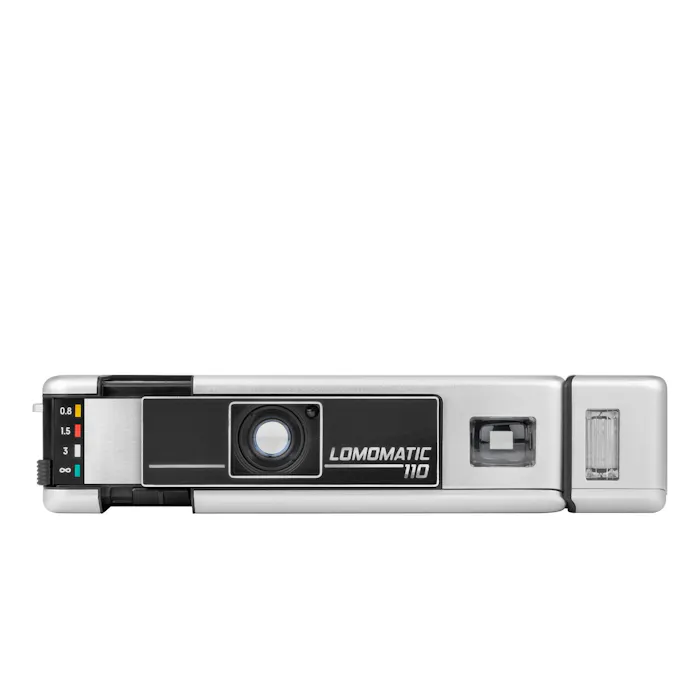 Lomography Lomomatic 110 Camera & Flash Metal | Huckberry
