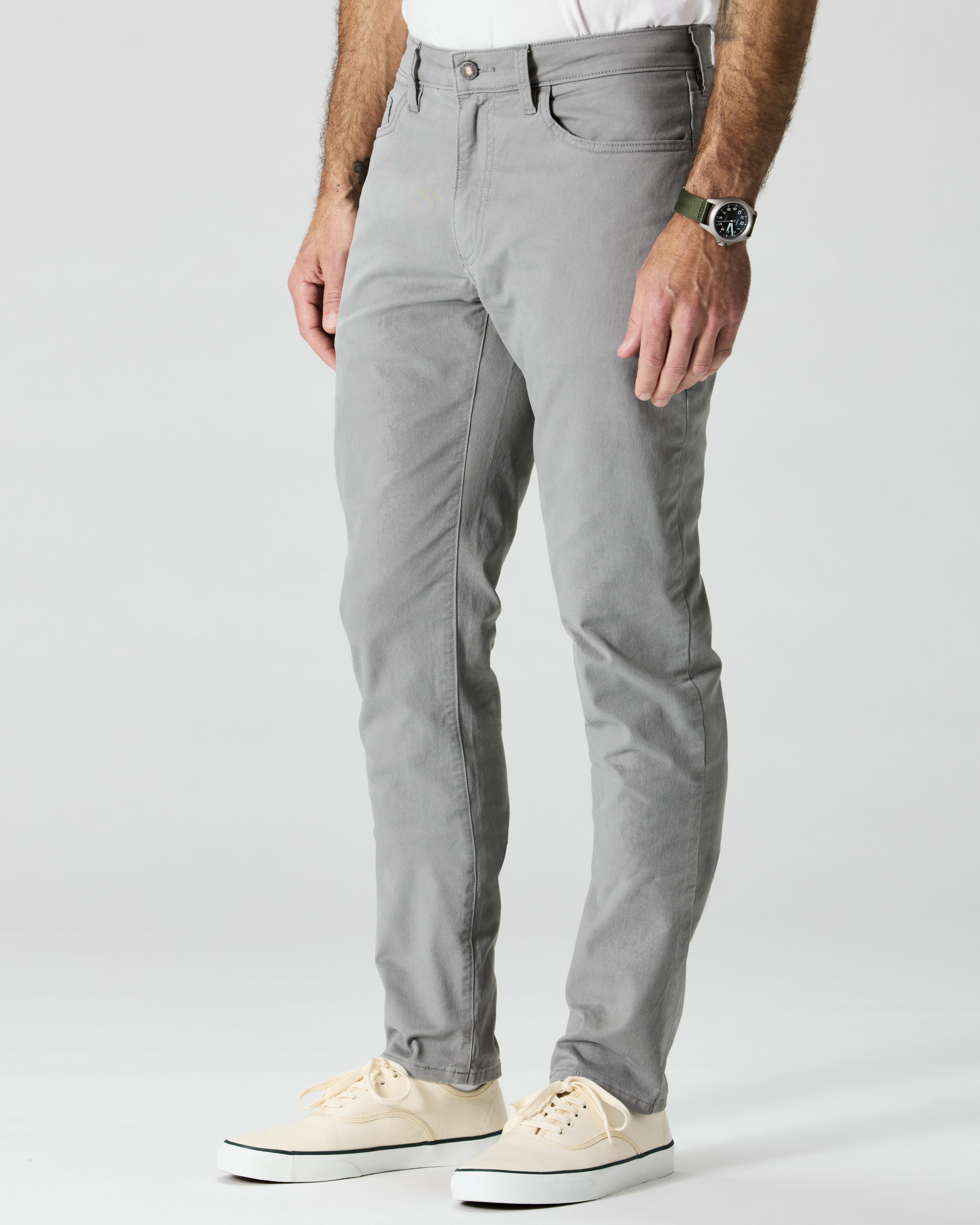 Flint and Tinder 365 5-Pocket Pant - HB Slim - Washed Grey | 5