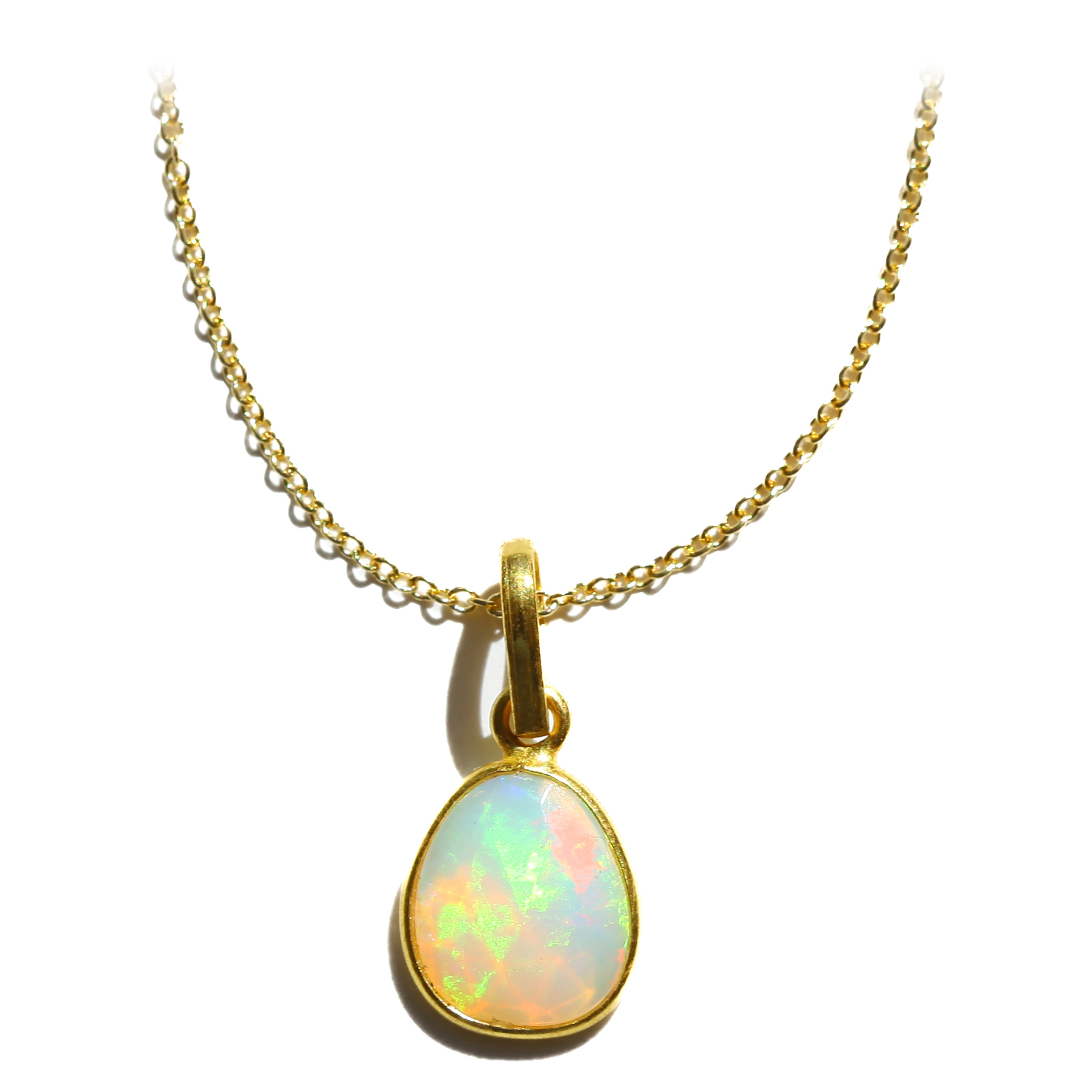 White fire opal necklace store