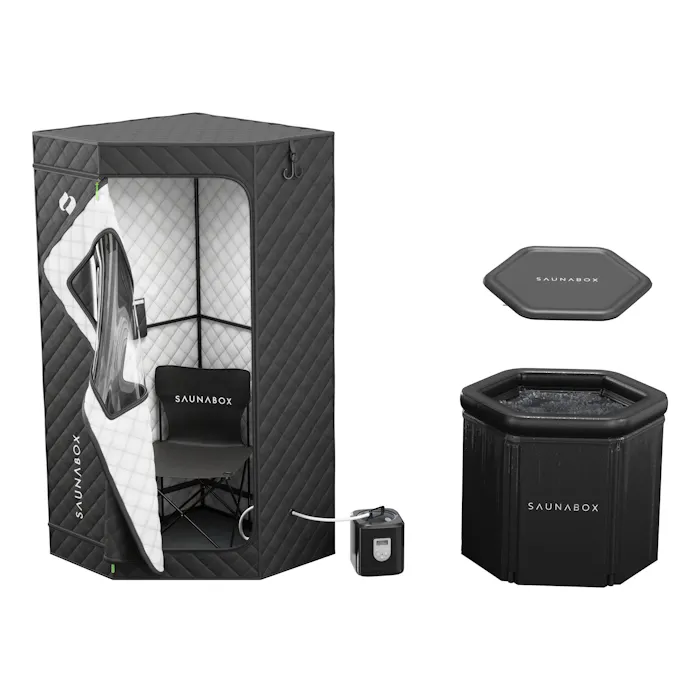 Sauna Box Ultimate Recovery Bundle Pro: SAUNABOX® + PlungeBox Pro ...