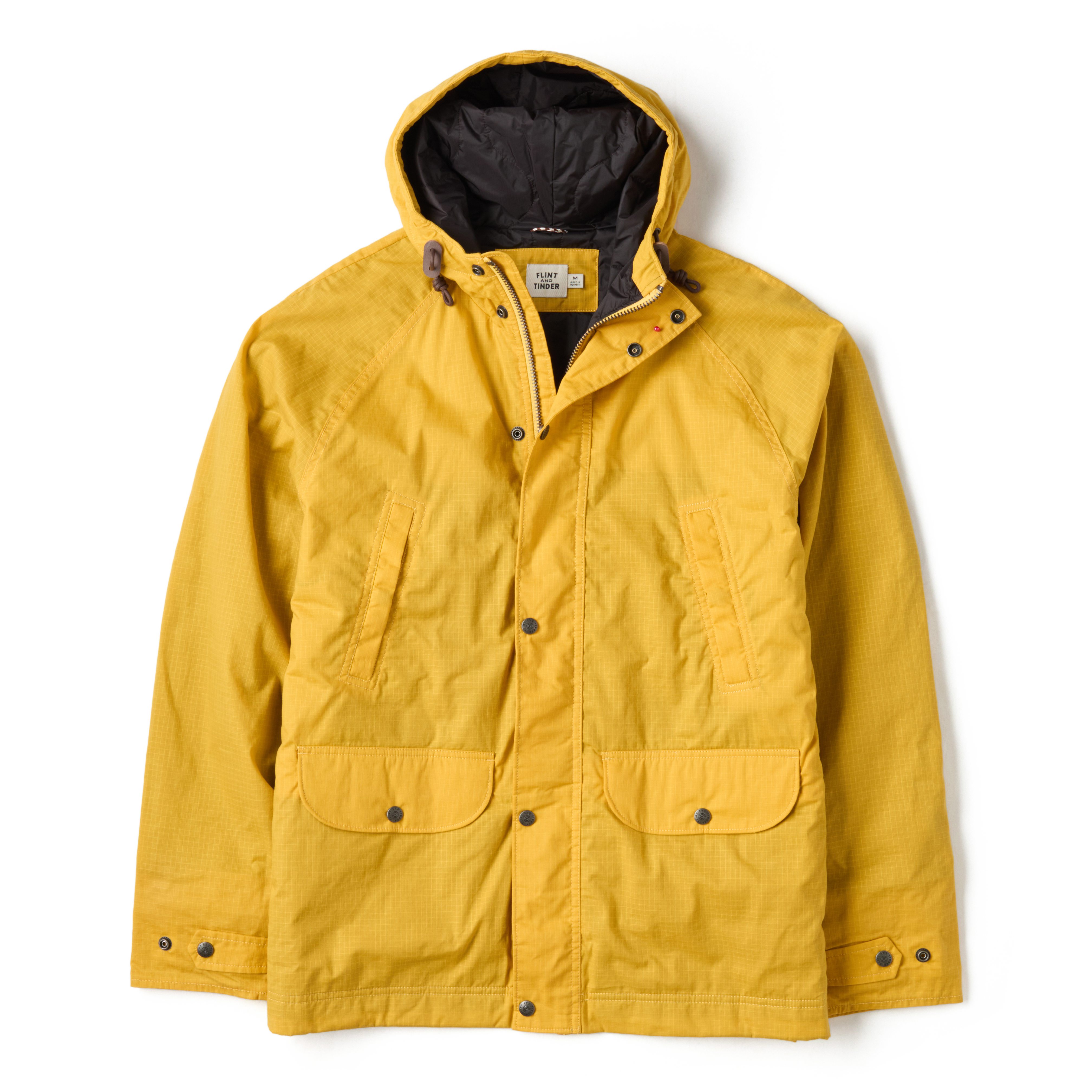 yellow wax jacket